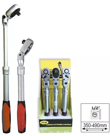 CLICHET ARTICULAT EXTENSIBIL DE 1/2 72 DINTI JBM 00208 - cel.ro