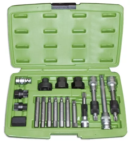 TRUSA CHEI PENTRU ALTERNATOR 18 PIESE JBM 00122 - cel.ro