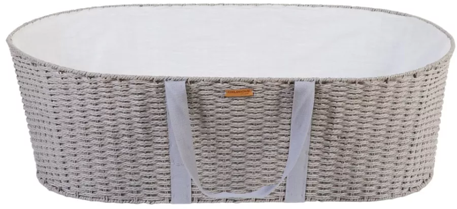 Cos bebe Childhome Moise cu saltea Gri CH-MBGR - cel.ro