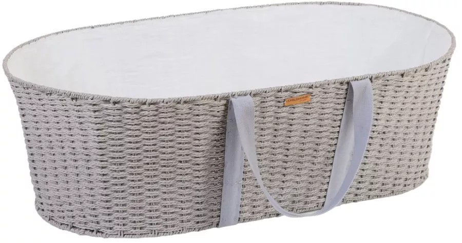 Cos bebe Childhome Moise cu saltea Gri CH-MBGR - cel.ro