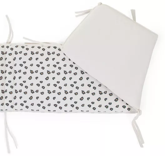 Protectie patut Childhome Jerse 35x170 cm Leopard CH-CCBPJLEO