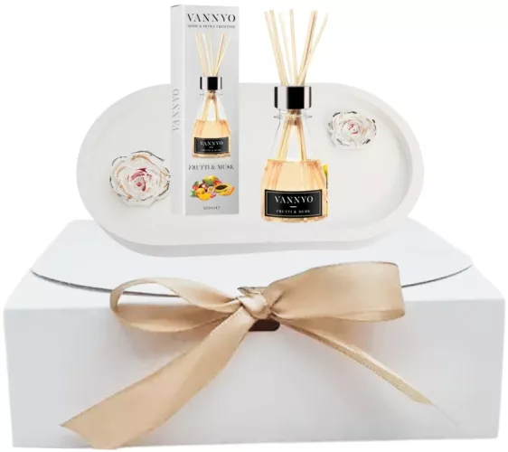 Set Handmade tava si odorizant betisoare camera Vannyo Musk 100 ml ...