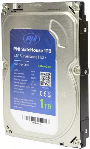 Hard Disk intern PNI SafeHouse 1TB 3.5" HDD CCTV 64MB pentru sisteme de