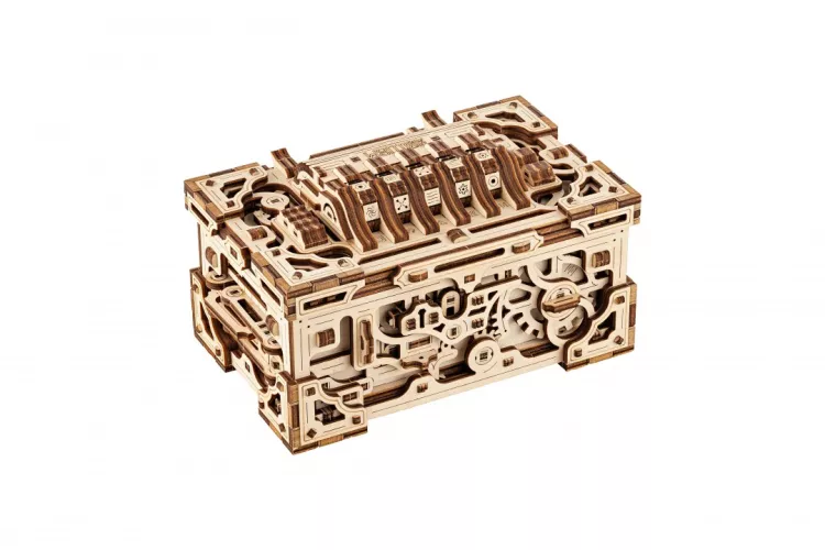 Puzzle 3D mecanic Enigma Chest WT lemn 504 piese wosr_240445827 - cel.ro