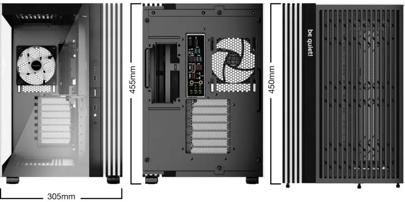 Carcasa acvariu be quiet! Light Base 600 LX Black