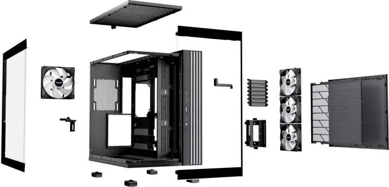 Carcasa acvariu be quiet! Light Base 600 LX Black