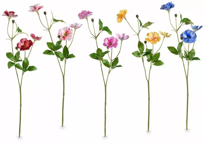 Set 10 flori artificiale multicolore 46 cm A56.45.89 - cel.ro