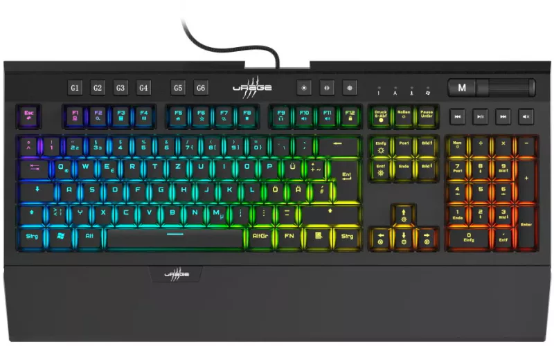 Tastatura gaming mecanica Hama uRage Exodus 900 iluminare RGB switch ...