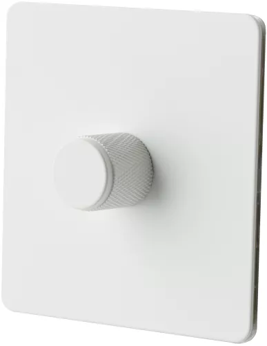 Intrerupator cu variator/dimmer Pure Glow Vichema 1gang 86x86 Alb doza ...