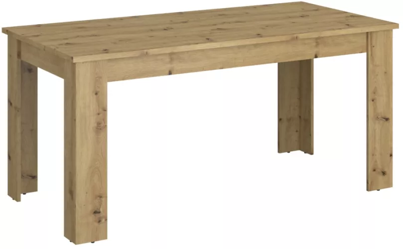 Masa dining extensibila PAL stejar artisan Airon 160-210x80x75.1 cm ...