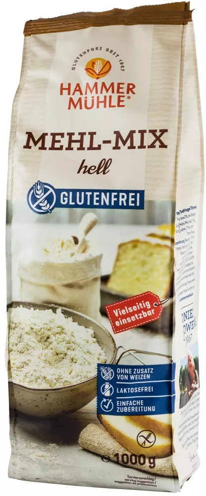 Mix de faina alba fara gluten 1000g Hammer Muhle HM843036 - cel.ro