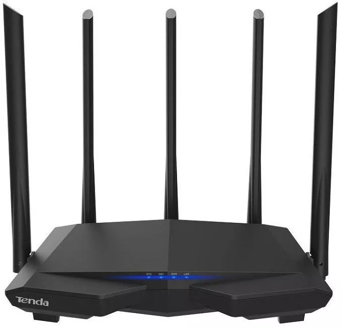 Router Tenda AC7 1200 Mgb/s Gaming si UHD streaming 5 antene 5G ...