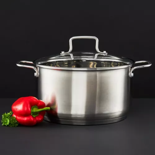 Oala inox cu capac 26cm 6.5L AMBITION Hugo 44462 - cel.ro