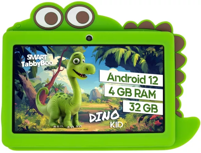 Tableta copii SMART TabbyBoo Dino KID 2025 32GB 4GB RAM Android 12 cu ...