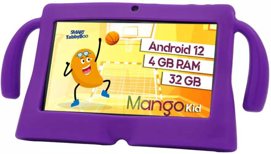 Tableta copii SMART TabbyBoo Mango KID 2024 Android 12 mov Wi-Fi 32GB ...