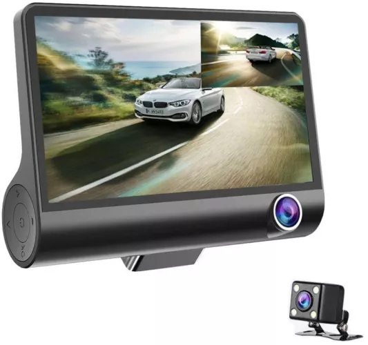 Camera auto tripla Barste BVM filmare interior/exterior/marsarier full ...