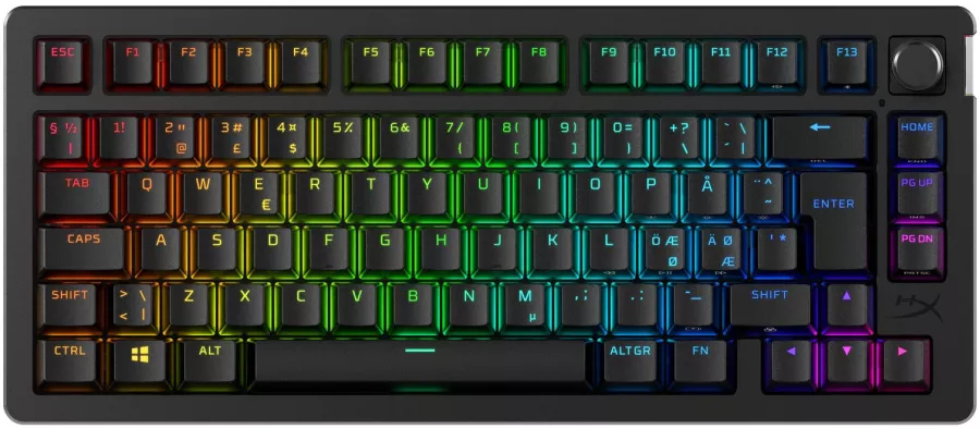 Tastatura gaming wireless mecanica HyperX Alloy Rise 75 switch-uri HX ...