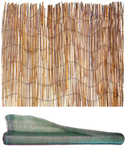 Set 2 trestii 1.5x5 m + Plasa umbrire 85 g/mp 10x1.5 m 320100 - cel.ro