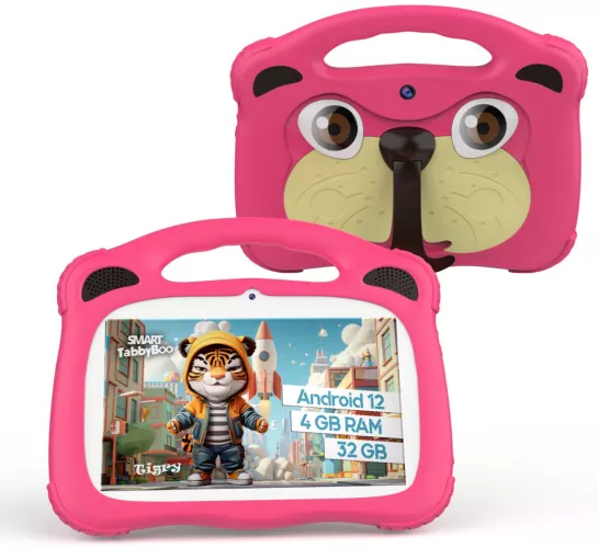 Tableta copii SMART TabbyBoo Tigrisor 2025 32GB 4GB RAM Android 12 cu ...