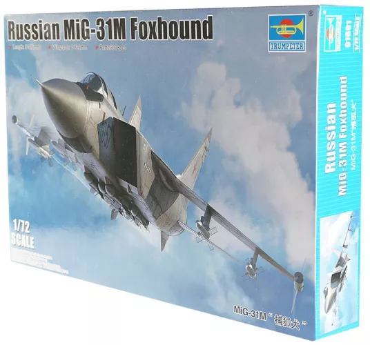 Kit de construit avion MiG-31M Foxhound / Lungime 31.46 cm / Anvergura ...