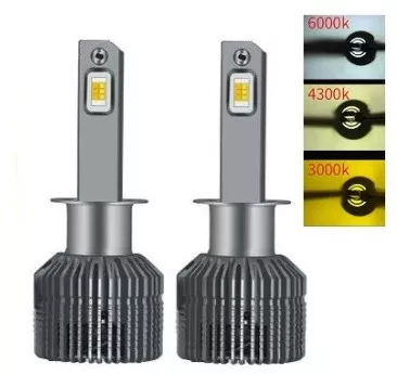 Set 2 leduri H3 Canbus 3000K/4300K/6000K 50W 11 000 Lm 12V 3lqr_909680779