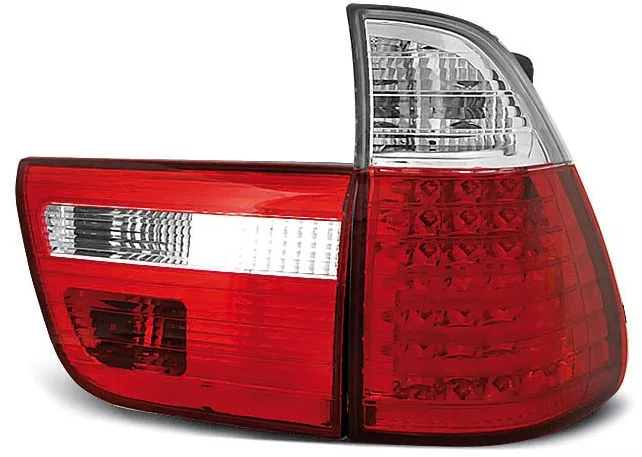 Stopuri LED BMW X5 E53 1999-2003 Rosu Alb LDBM21 5949169881943