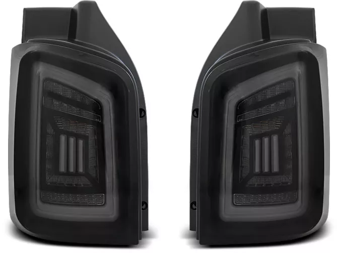 Stopuri LED Negru Fumuriu VW T5 2003-2009 / 2010-2015 LDVWH5 ...