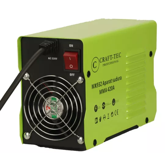 Super pret Invertor de sudura 420 A Craft-tec MMA electrod 1.6 - 5 mm ...