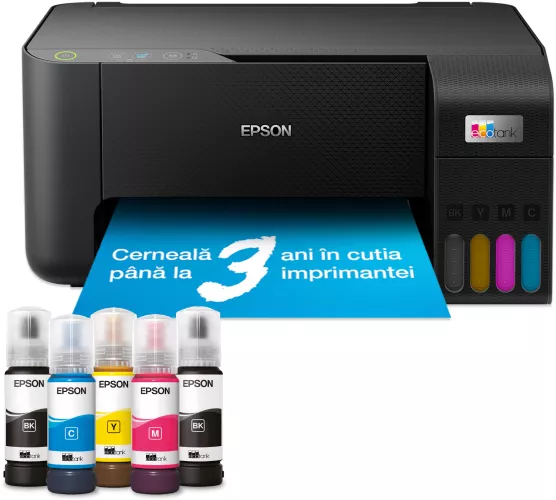 Multifunctional inkjet color Epson EcoTank CISS L3230 CISS A4 Resigilat ...