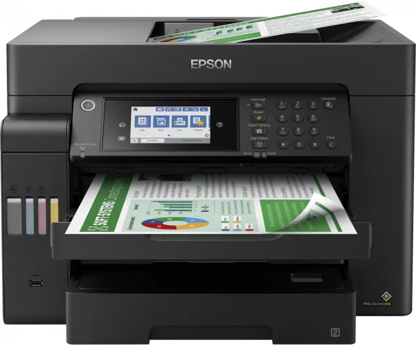 Multifunctionala Inkjet Color Epson EcoTank L15150 A3 Duplex Fax Retea ...