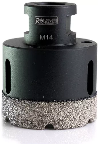 Carota diamantata vacuum brazed M14 55 mm Richmann Exclusive C4837 - cel.ro