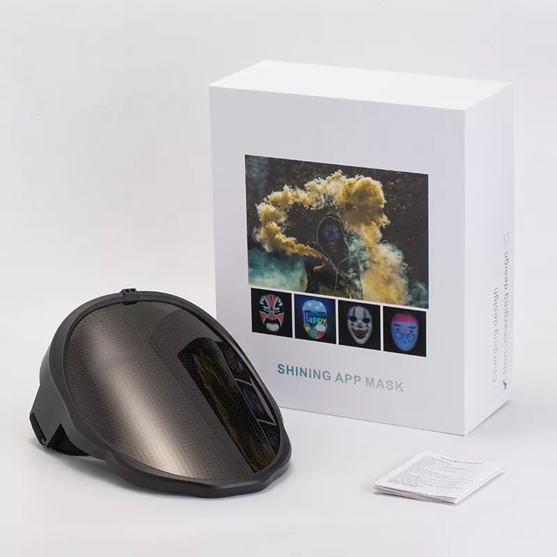 Masca faciala cu LED cu Senzori de miscare conectivitate aplicatie 70 ...