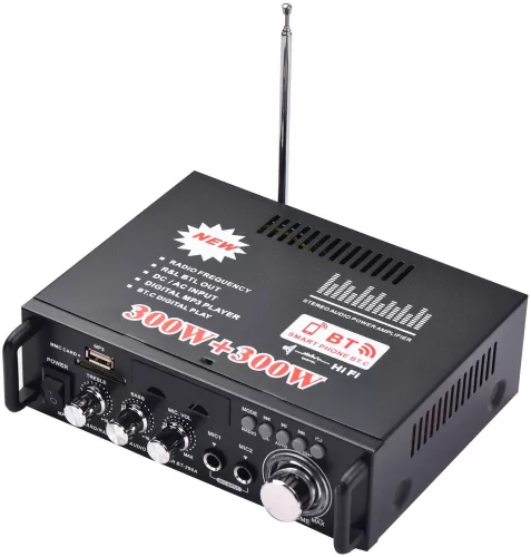 Statie amplificare audio Hi-Fi Stereo cu Bluetooth 2 x 50W RMS BT-298A ...