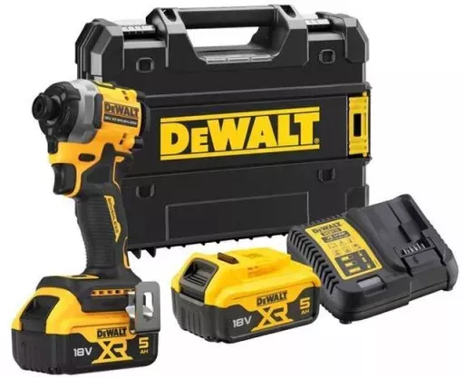 Masina de insurubat cu impact si acumulator POWERSTACK DeWalt dcf850p2t-qw - cel.ro