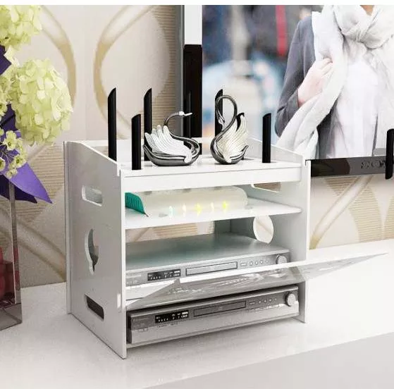 Raft Suport Router Wireless pentru mascare echipament WI-FI si fire ...