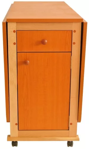 Set Masa plianta cu USA SI SERTAR cu 6 scaune pliante cires 2755 - cel.ro