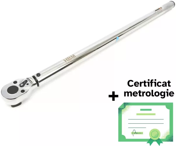 Cheie dinamometrica 1 tol 140-980 Nm cu metrologie HM-H131281-MET - cel.ro