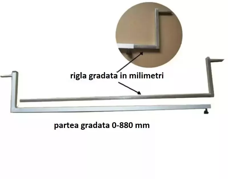 Compas pentru reglat unghiul de convergenta la roti JBM-51991 - cel.ro