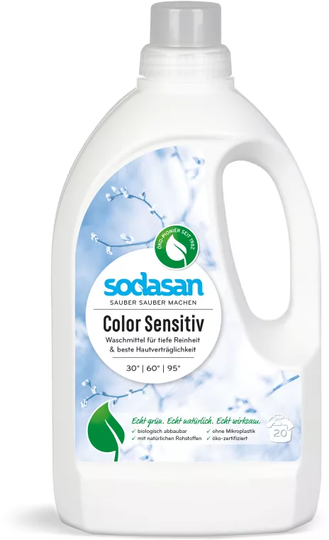 Detergent Bio Lichid Rufe Albe si Color Sensitiv Hipoalergen Sodasan ...