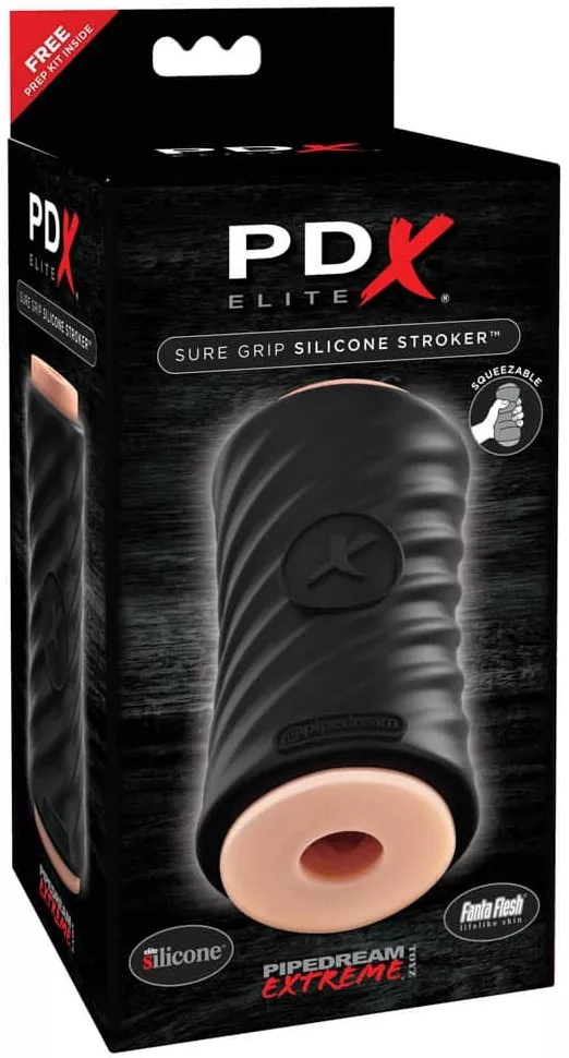 Masturbator PDX Elite Sure Grip Silicone Stroker Outlet culoarea Pielii lungime - cel.ro