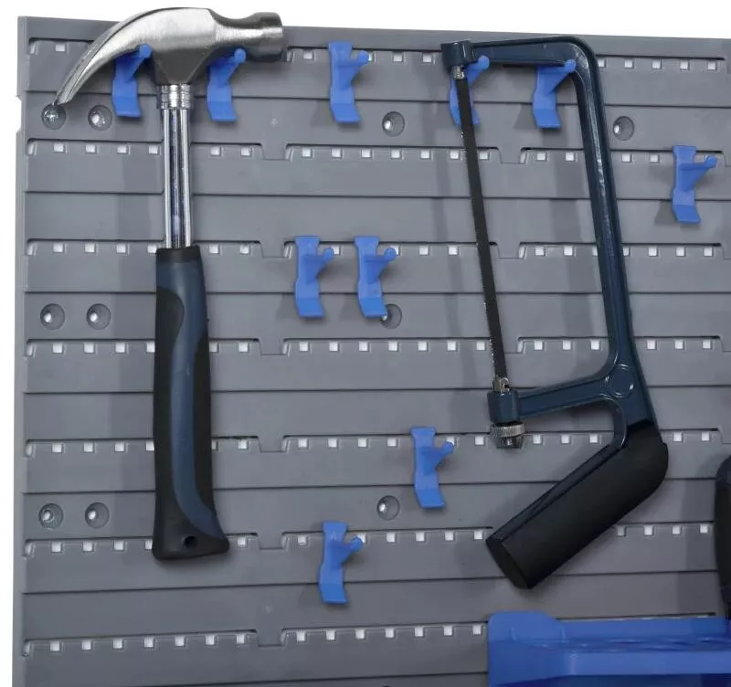 Panou scule PP cu 28 de cutii pentru depozitare 10 carlige 4 suporturi ...