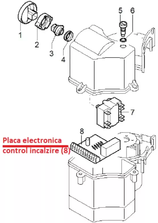 Placa electronica control incalzire MPX 150HL AR-3520840 - cel.ro
