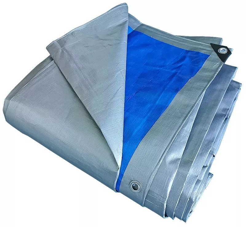 PRELATA CU INELE 180 G/MP 5X 8 M ARGINTIU-ALBASTRU 104275 - cel.ro