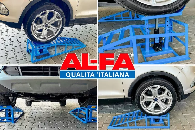 Rampa de acces auto cu lift hidraulic 1 bucata 2000kg ALRN2478-1 ...
