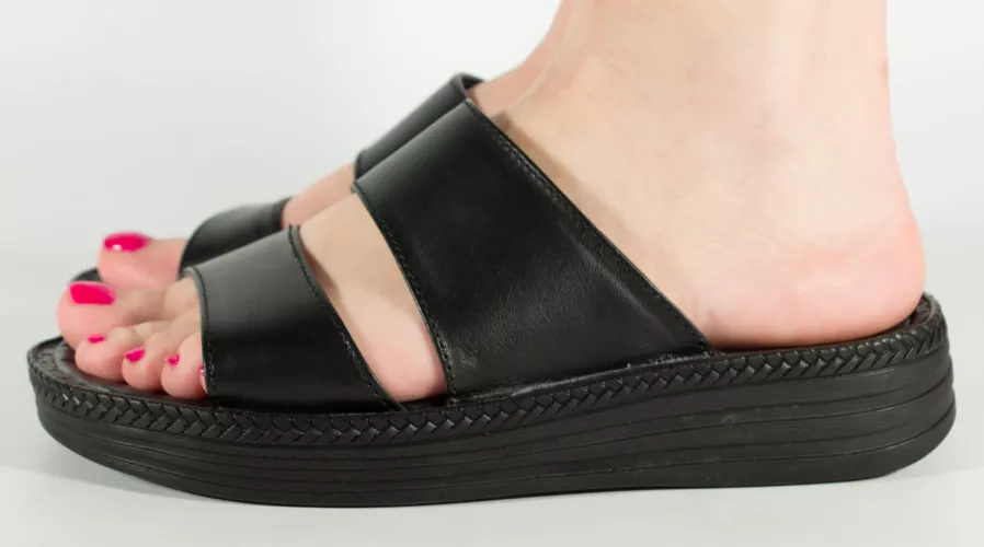 Saboti platforma negri piele naturala cod SBM4 36 SBM4__2896__44905 ...