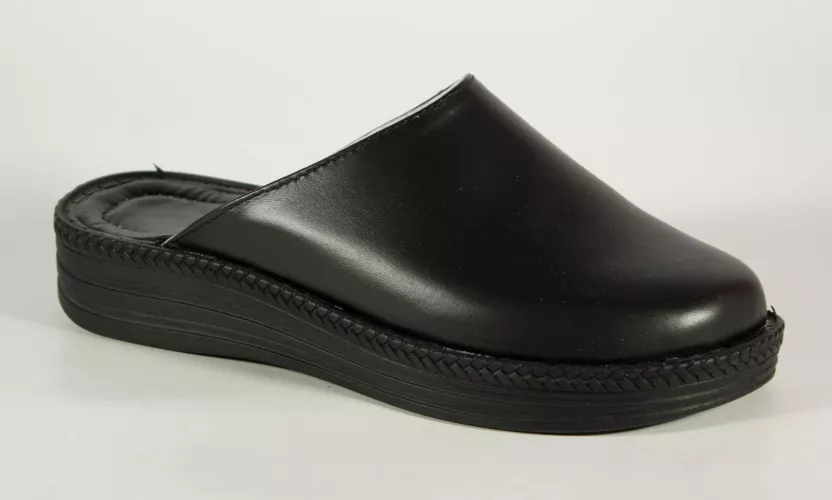 Saboti platforma negri piele naturala cod SBM4A 38 - cel.ro