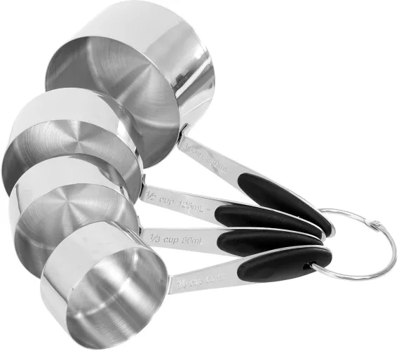 Set 4 cupe masurare ingrediente inox - Zokura KTSZ1337 - cel.ro