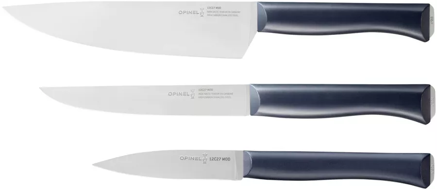 Set cutite 3 piese inox Intempora - Opinel KTS002224 - cel.ro