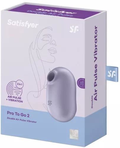 Vibrator Clitoris Pro To Go 2 Satisfyer Violet 4061504045122 - cel.ro