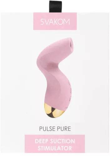 Vibrator Clitoris Pulse Pure Svakom 4.2 grosime 12.9 cm lungime Roz - cel.ro